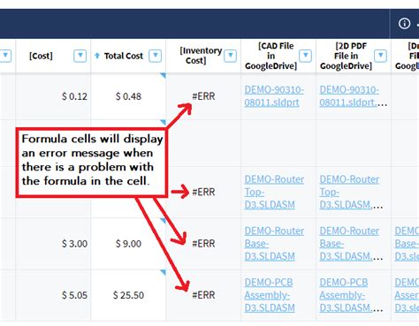 Formulas And Rollups OpenBOM Training Library