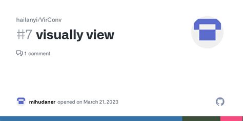 Visually View · Issue 7 · Hailanyi Virconv · Github