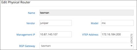 Using Device Manager To Manage Physical Routers Contrail Networking 4