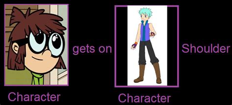 Lisa Gets On Freds Shoulders By Dragonstormknight On Deviantart