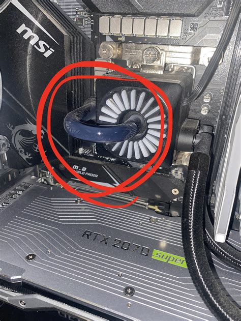Bubbles Stuck In Aio Deepcool Pipe Cpu Temps Hitting Over 100 Can My Aio Be Saved R