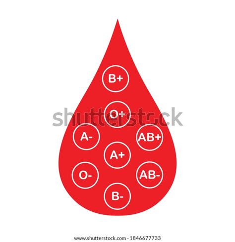 Different Types Blood Groups Understanding Genetics Stock Vector Royalty Free 1846677733