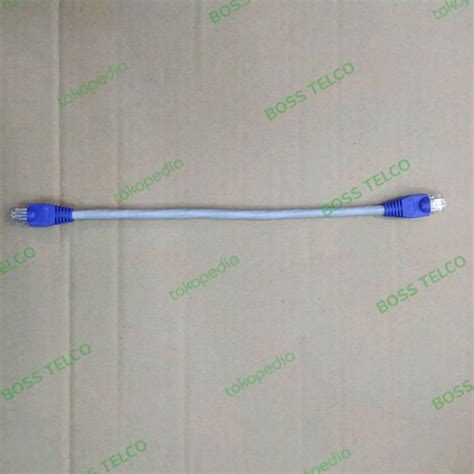 Jual Patch Cord Cat6 Warna Abu 30cm Kabel Lan UTP Cat6 Warna Abu 30cm Jakarta Pusat BOSS