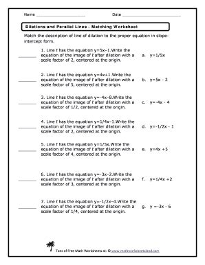 Mastering The Equation Of Parallel Lines Worksheet