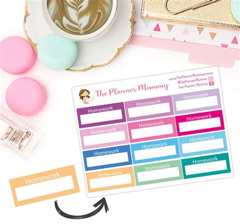 12 X Homework Assignment Reminder Planner Diary Stickers Etsy 12 X Homework Assignment Reminder Planner Diary Stickers Etsy