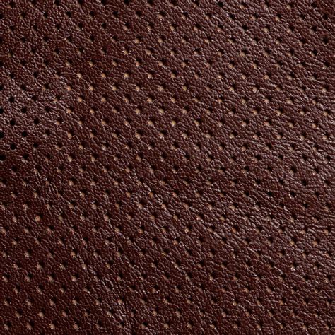 Medium Brown Perforated Lamb Nappa Leather Wholesale Leather Hide