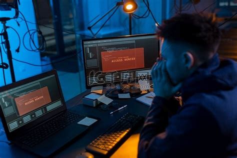 电脑，笔记本电脑，黑客，编程高清摄影大图 千库网