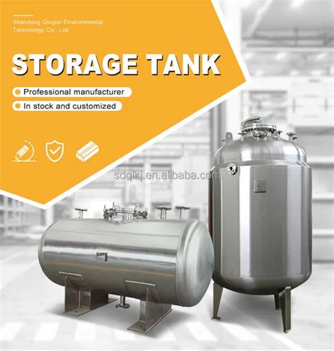 Industrial Chemical Liquid Ethanol Storage Tank With Jacket