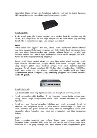Teori Jaringan Komputer Switch 2 DOCX