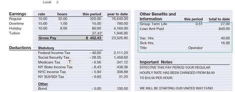 ADP Pay Stub Template Free ADP Pay Statements Generator