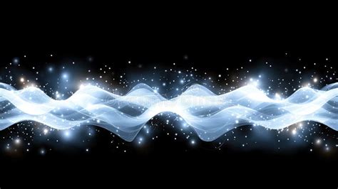 An Abstract Representation Of Digital Technology Features Glowing Blue Lines And Dots