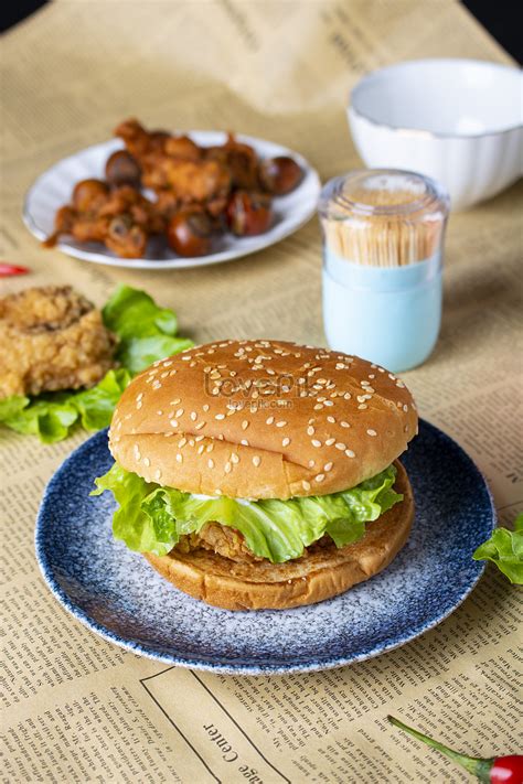 맛있는 버거 사진 무료 다운로드 Lovepik