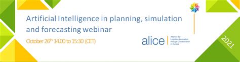 Artificial Intelligence In Planning Simulation And Forecasting Alice