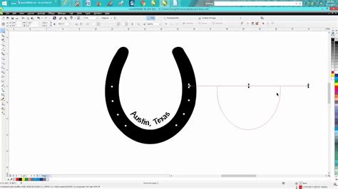 Corel Draw Tips Tricks Text To Path Clipart YouTube