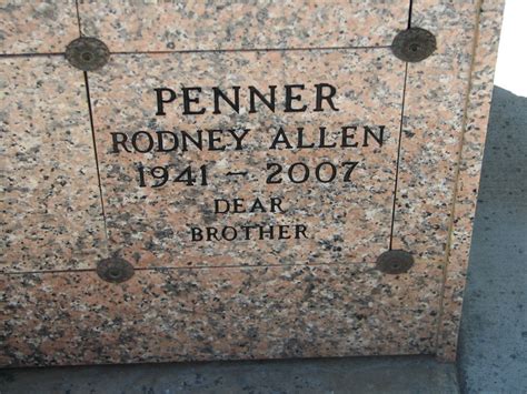 Rodney Allen Penner 1941 2007 Mémorial Find A Grave