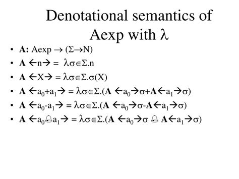 Ppt Denotational Semantics Powerpoint Presentation Free Download Id4570907