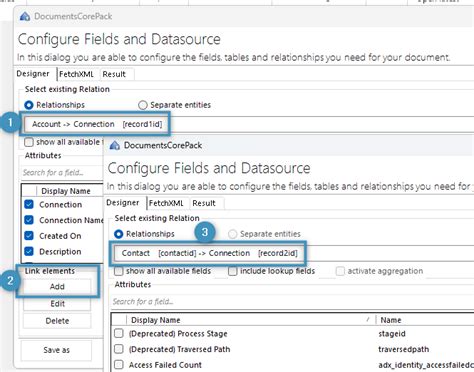 Working With Connections In Documentscorepack Templates