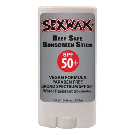 Sunscreen Stick Reef Safe Sex Wax The Irish Experience