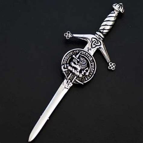 Clan Kilt Pin With Heraldic Crest And Motto Show Your Clan Pride