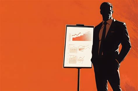 Businessman Presenting Data Charts And Graphs Premium Ai Generated Image