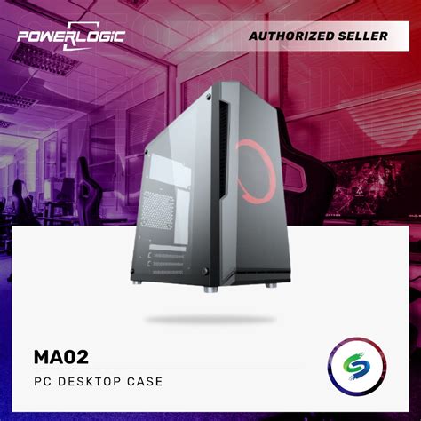 Steq Powerlogic Ma02 Micro Atx Casing W Psu 700w Shopee Philippines
