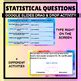 Statistical V Non Statistical Questions Google Slides Drag Drop Activity Set