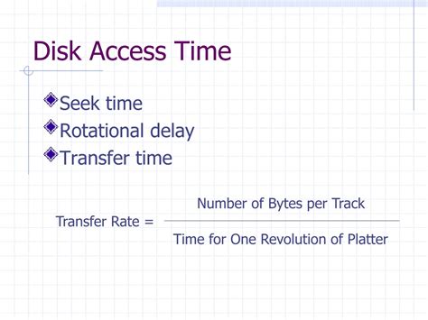 Ppt Cs422 Principles Of Database Systems Disk Access Powerpoint