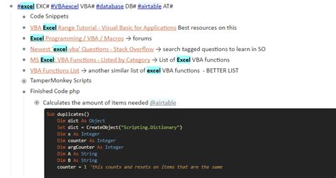 multi line code blocks page 2 🌟features dynalist forum