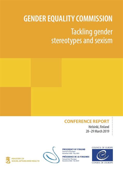 Tackling Gender Stereotypes And Sexism Conference Report