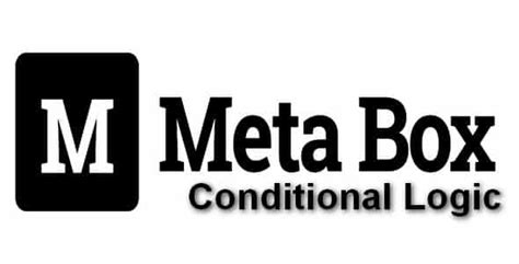 Plugin Meta Box Conditional Logic