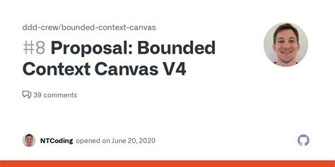 Proposal Bounded Context Canvas V4 · Issue 8 · Ddd Crewbounded Context Canvas · Github