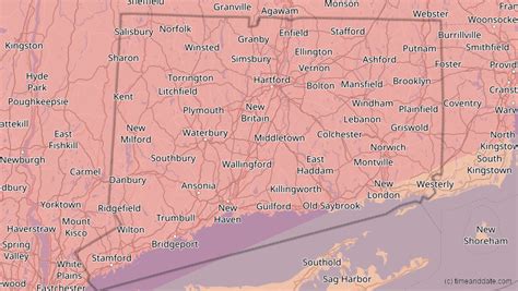 Connecticut Zip Codes Map