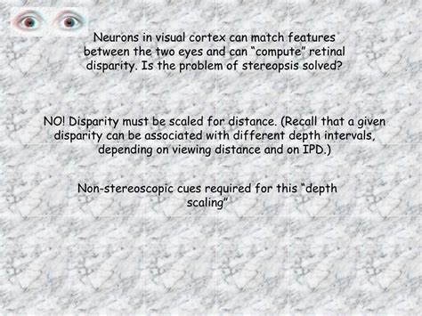 Ppt Depth Perception With Emphasis On Stereoscopic Vision Powerpoint Presentation Id3102942