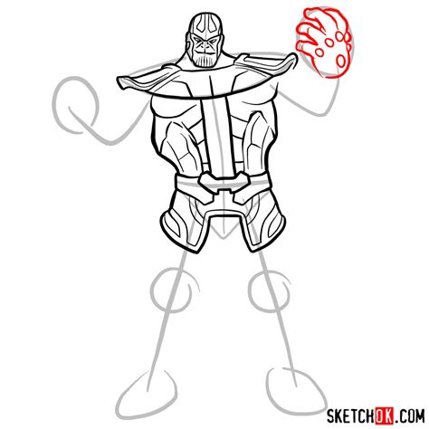 Learn How To Draw Thanos Comic Book Style A Step By Step Guide