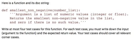 VIDEO Solution Here Is A Function And Its Docstring Def