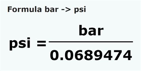 1 Bar Is Psi