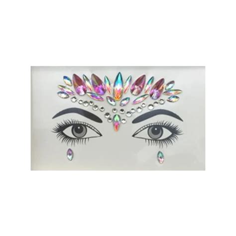 Временные наклейки для лица Татуировка кристалл лицо драгоценные камни Стразы Diy Лицо наклейки