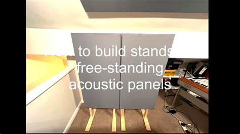 How To Build Stands For Acoustic Panels Youtube