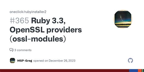 Ruby 33 Openssl Providers Ossl Modules · Issue 365 · Oneclick