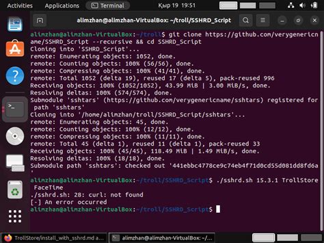 [help] trollstore installation error ssh ramdisk a10 15 3 1 r jailbreak