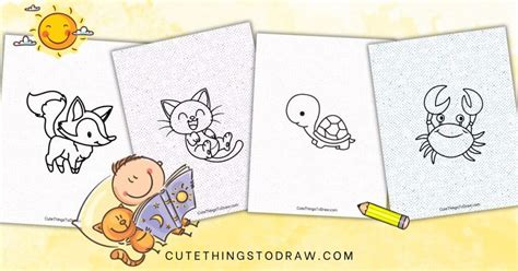 Cute Easy Animals To Draw Cute Things To Draw