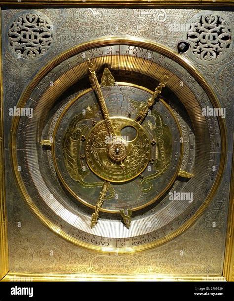 Planetary Clock By Philipp Imser With Gerhard Emmoser German C 1554