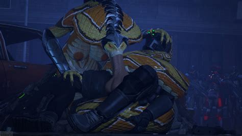 Rule 34 16 9 3d Alien Alien Humanoid Anthro Armada Artist Armor Balls Big Balls Big Breasts