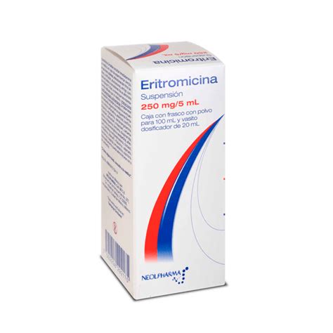 Eritromicina 250 Mg Suspension 100 Ml 1 Pieza Farmacias Similares® Tienda Online