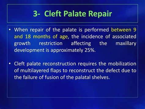 Reconstruction Of Cleft Lip And Palate Defect Pptx Ear Nose And