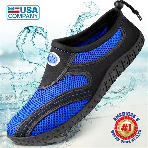 Bergman Kelly Mens Durable Water Shoes Size 7 12 Beach Shoes Training And Lifting Shoes Us