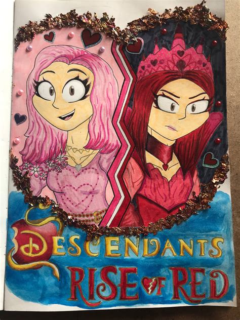 Descendants The Rise Of Red Queen Of Hearts By Megangromitwildart