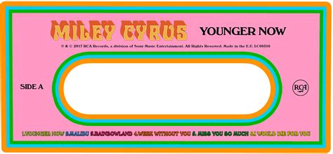 Miley Cyrus Younger Now Cassette Design Behance