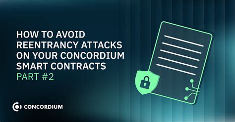 how to avoid reentrancy attacks on your concordium smart contracts