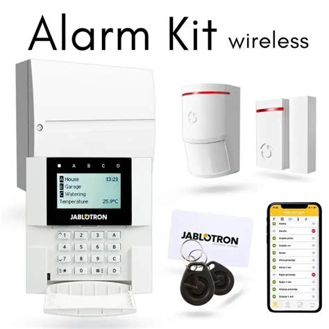 Jablotron Wireless Intrusion Alarm Kit With Loud Siren And Mobile App Smart Security
